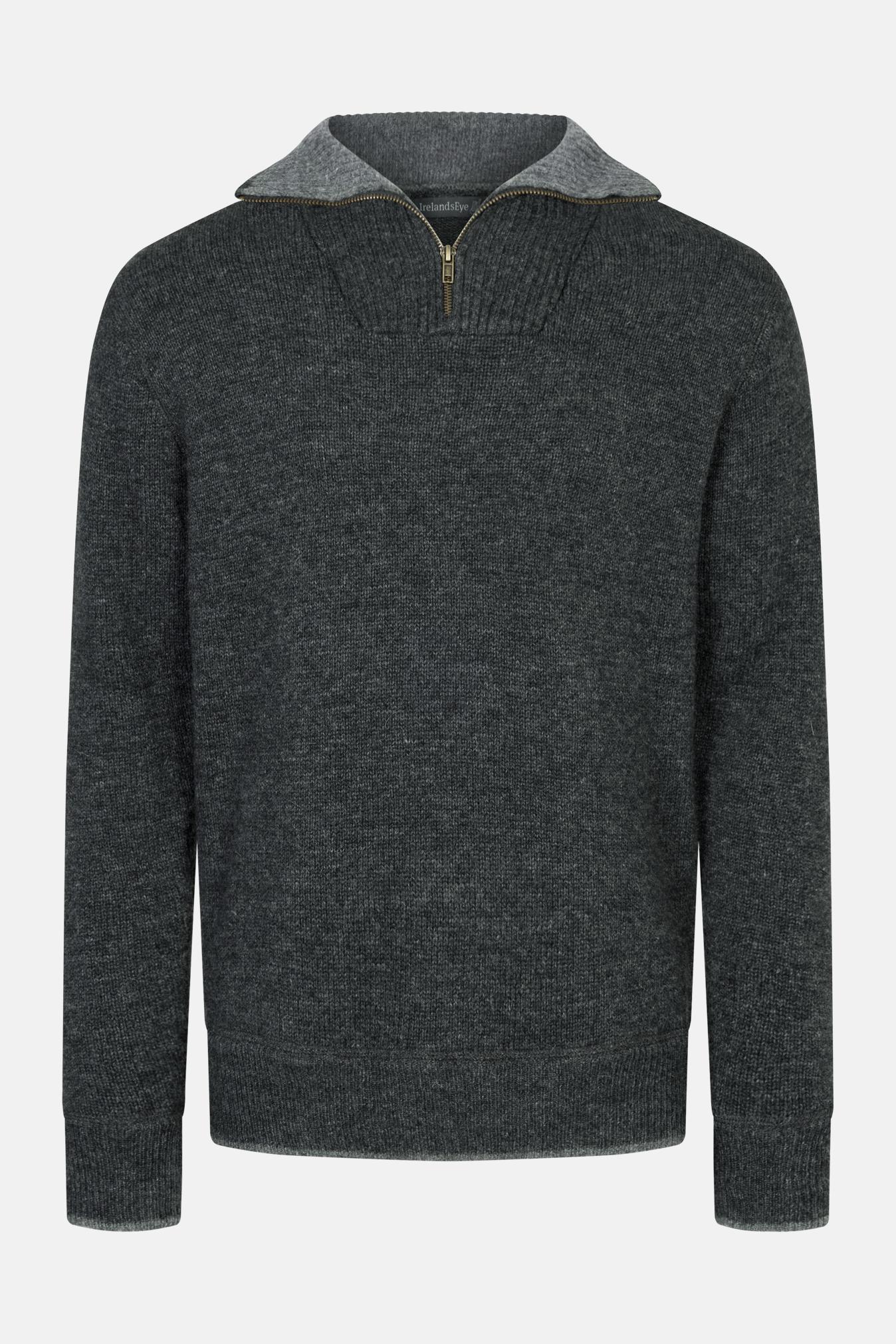 IrelandsEye Troyer Halfzip Anthrazit Herren Pullover Charcoal ...