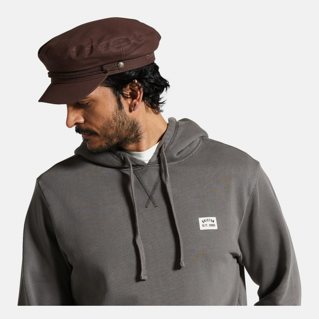 Brixton Fiddler Cap Elbsegler Braun Sepia | Hanseheld.de