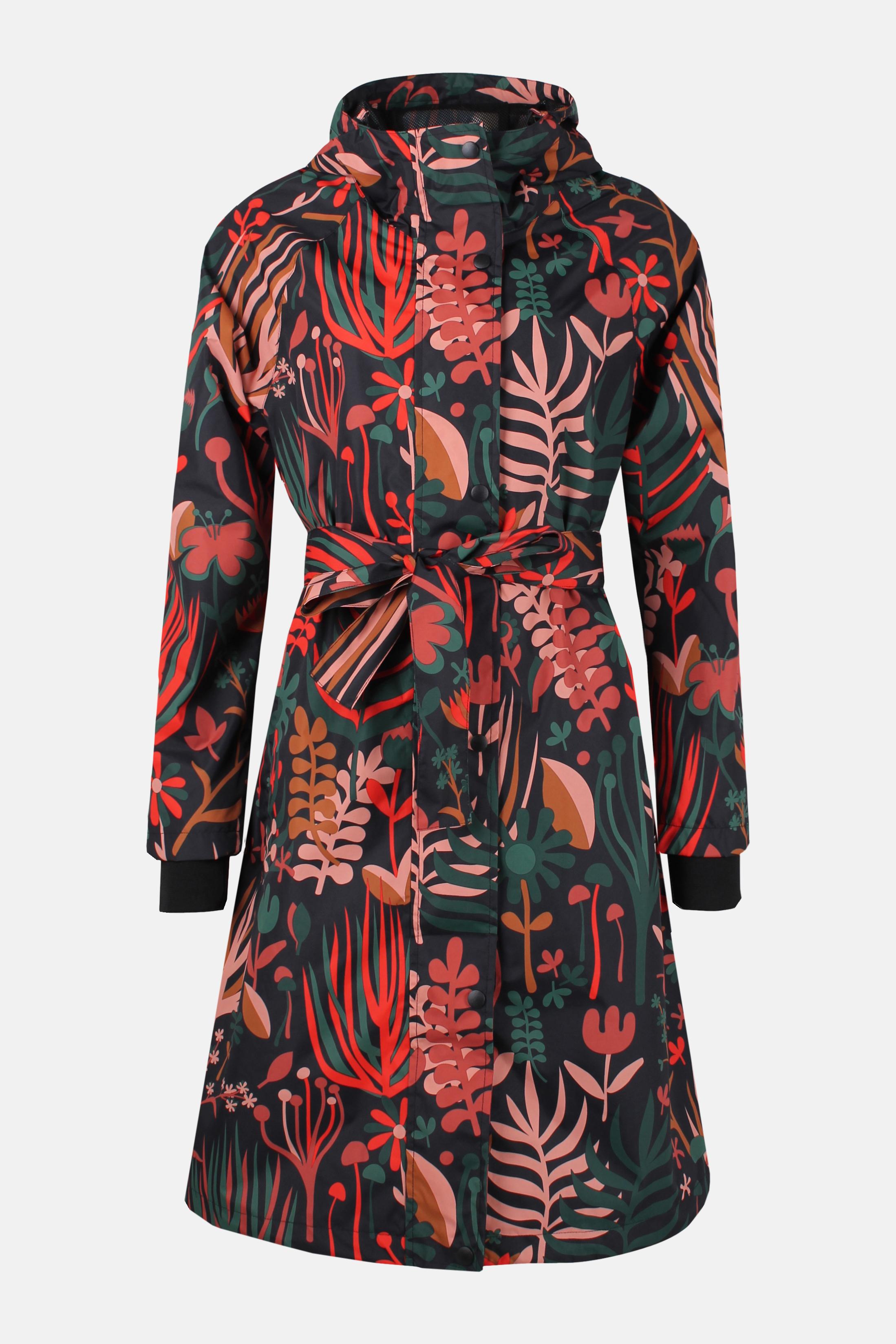 Danefae Danelisabeth Raincoat Damen Langer Regenmantel Black Walkabout ...